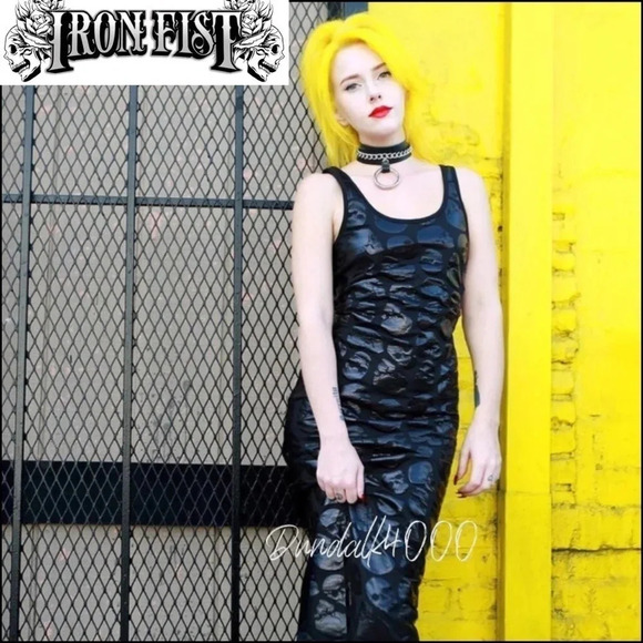 Iron Fist | Dresses | Iron Fist Skullz Club Maxi Dress | Poshmark
